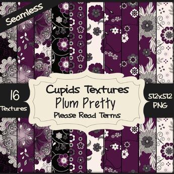 Second Life Marketplace - *Cupids Textures * 16 PLUM PRETTY