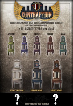 Second Life Marketplace - [ContraptioN] Music Box GACHA: Sailor's ...