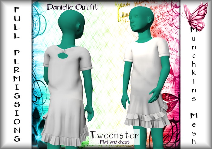 Second Life Marketplace - {M} [Full Perm Mesh] Danielle [Tweenster/Bebe ...