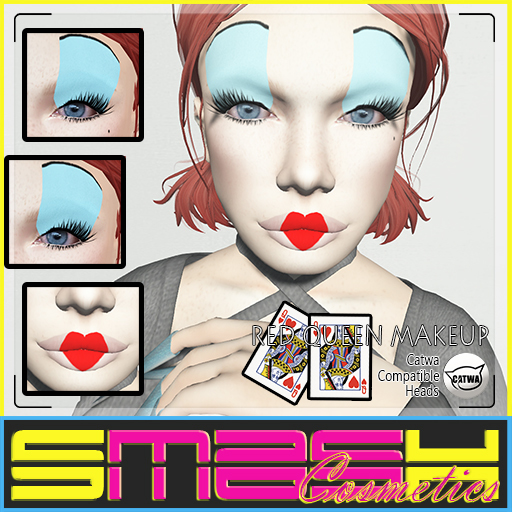 Second Life Marketplace - SMASH Cos. - Red Queen Makeup::Catwa
