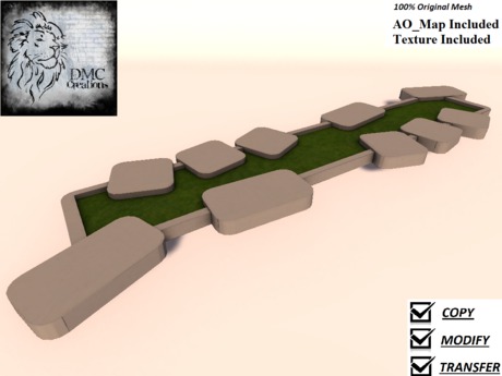 Second Life Marketplace - Stone Path Full Perm Mesh