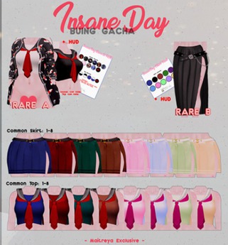 Second Life Marketplace - {BUING} Insane Day // Skirt 08 // box