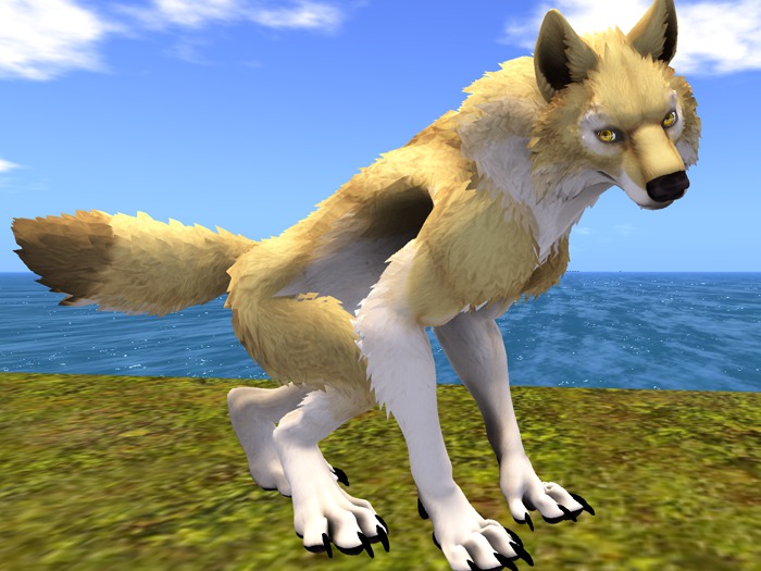 Second Life Marketplace Kzk Direwolf Skin Applier Light Gold