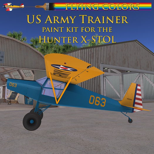 Second Life Marketplace - Paint Kit for Hunter X-STOL, US Army Trainer
