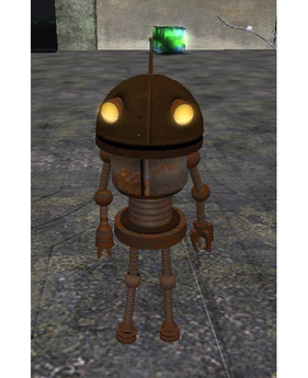 Second Life Marketplace - SCREAMGEAR JunkBot - abandoned rusty robot