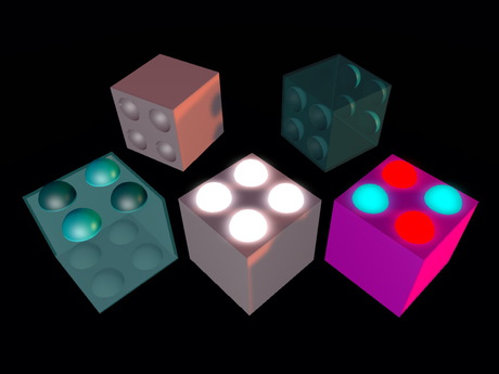 Second Life Marketplace - [Px] Marquee Blinking Construction Block Square