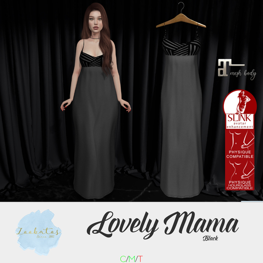 Second Life Marketplace - (HUD) Zoobatos - Lovely Mama / Black