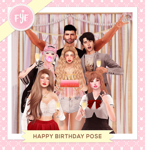 Second Life Marketplace - [FYE] Poses - Happy Birthday Pose