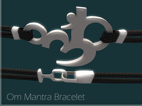 Second Life Marketplace - Om Mantra Bracelet (white)