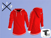 Second Life Marketplace - ::LIP sportwear red Tracksuit Hoodie