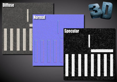 Second Life Marketplace - JU Road Street Crosswalks 3D Textures Full Perm