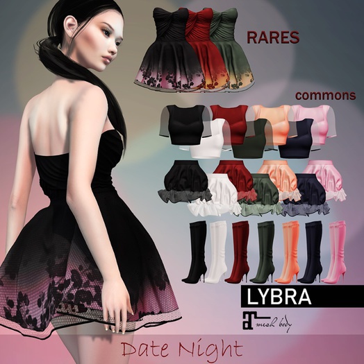 Second Life Marketplace - 'LYBRA . DATE NIGHT TOP NAVY'