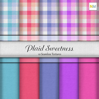 Second Life Marketplace - Plaid Sweetness MatchUp Kit 10 Seamless ...