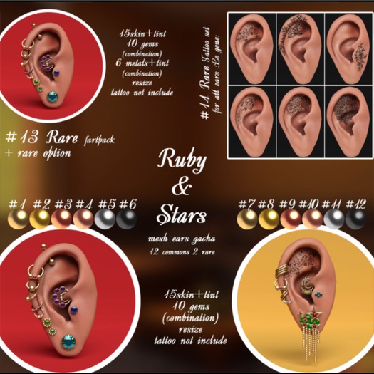 Second Life Marketplace - :Lg: - :Gacha: - Ruby&Stars #4