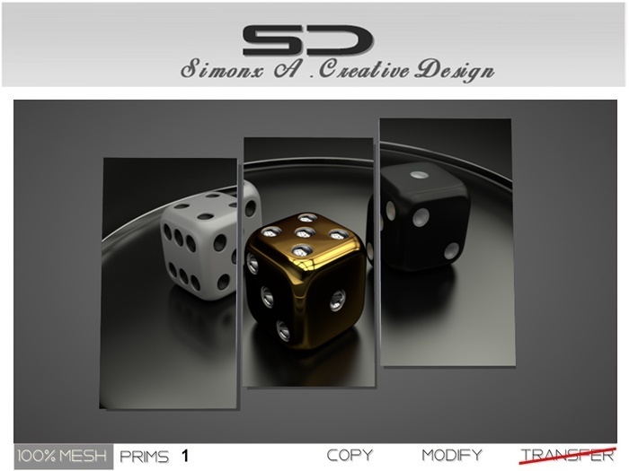 Second Life Marketplace - [SD] Picture Dice