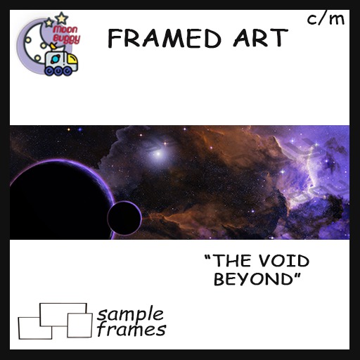 Second Life Marketplace - Moon Buggy Framed Science Fiction Fantasy Art ...