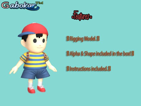 Second Life Marketplace - COMPLETE AVATAR - NESS (EARTHBOUND)