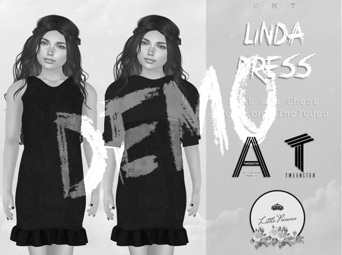 Second Life Marketplace Linda Dress Demo