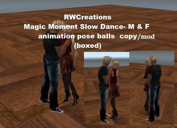 Second Life Marketplace - Magic Moment Slow Dance Animation Pose Balls ...