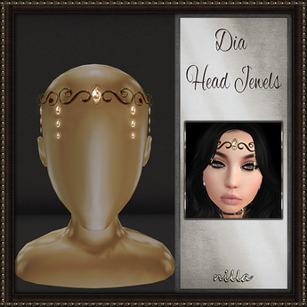 Second Life Marketplace - .:nilla:. - Dia Head Jewels