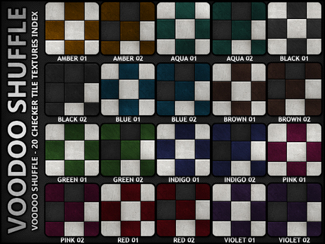 Second Life Marketplace - [VS] 20 Checker Tile Textures