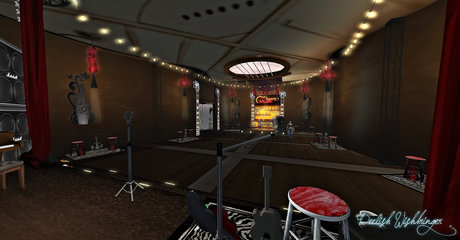 Second Life Marketplace - Guitar Shape Club Music Venue - Nightclub ...