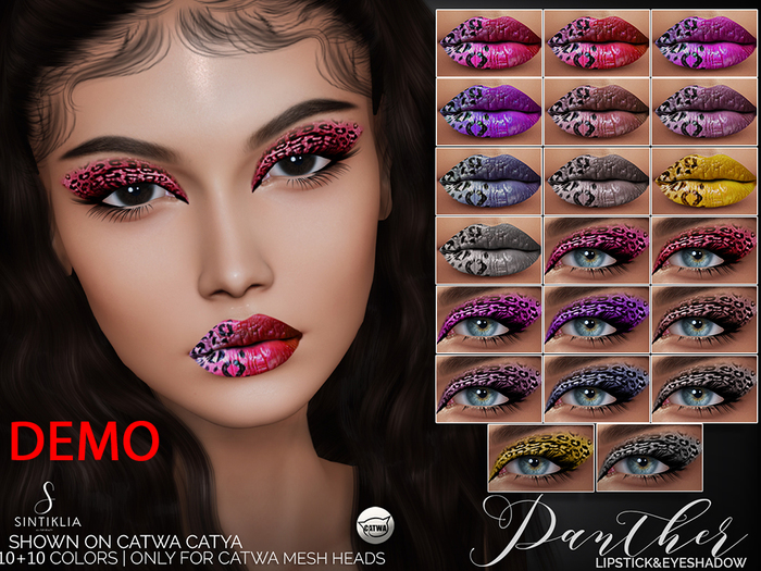 Second Life Marketplace - Sintiklia - Make up Panther(CATWA) - DEMO