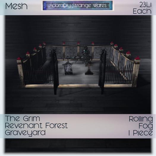 Second Life Marketplace - ~ASW~ The Grim Revenant Forest Graveyard