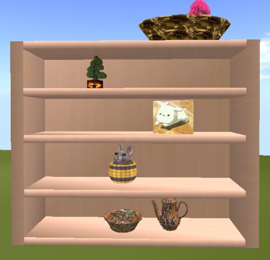 Second Life Marketplace - Decorations Family Shelves Animated Textures