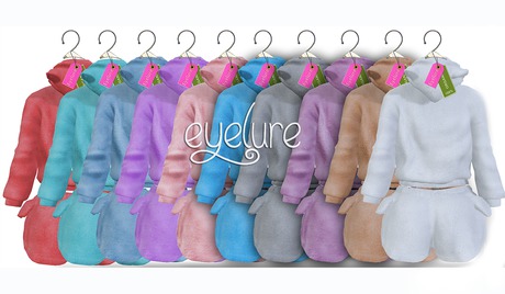 Second Life Marketplace - DEMO Eyelure Soft Cuddle Set w/Fatpack HUD
