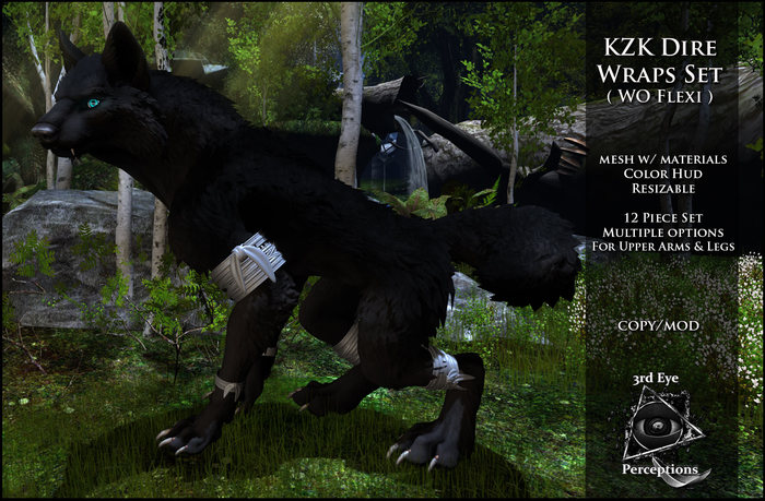 Second Life Marketplace Kzk Dire Wraps Set Wo Flexi