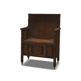 Second Life Marketplace - DELLAROBBIA THRONE - CHAMBER POT CHAIR BOXED