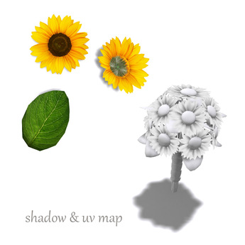 Second Life Marketplace - Bouquet Sunflower