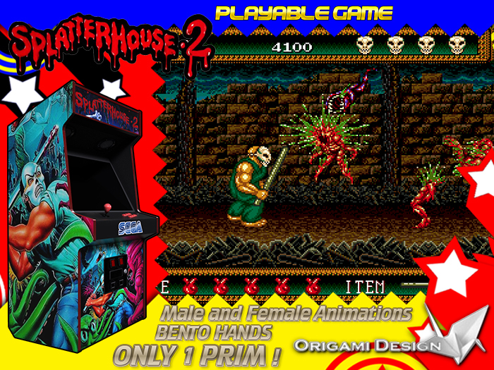 Second Life Marketplace - Arcade Splatterhouse 2 (UPDATE 2021)