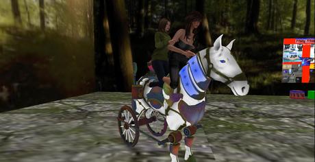 Second Life Marketplace - Mechanical Riding Horse for 2-crate
