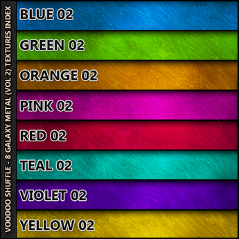 Second Life Marketplace - [VS] 16 Galaxy Metal Textures