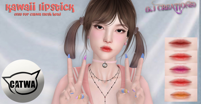 Second Life Marketplace - Catwa kawaii Lipstick Applier ~KJ Creations~