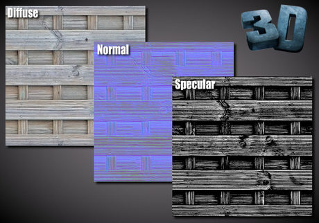 Second Life Marketplace - JU Wood Pallet Wall 3D Textures Full Perm