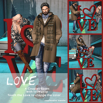 Second Life Marketplace - SSP - Love Letters Couples