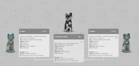 Second Life Marketplace - KittyCatS Chateau Cat - Grey & White No. 2