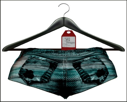 Second Life Marketplace - TG Open Front Short Turqouise