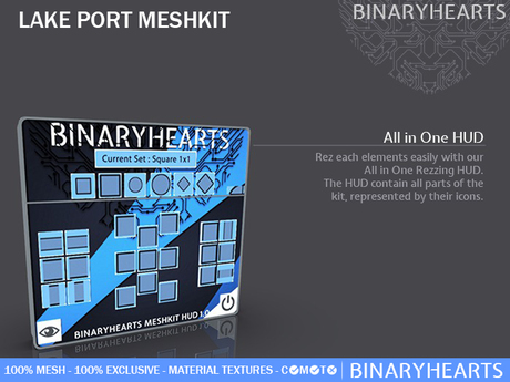Second Life Marketplace - Lake Port Meshkit (Deck & Fences)