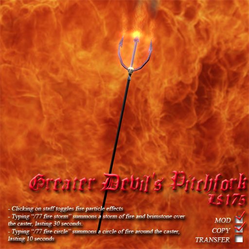 Second Life Marketplace - Greater Devil's Pitchfork