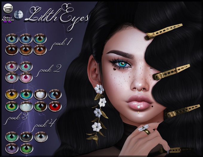 Second Life Marketplace - -bus- Lilith Eyes **MONSTER PACK** {Genus ...