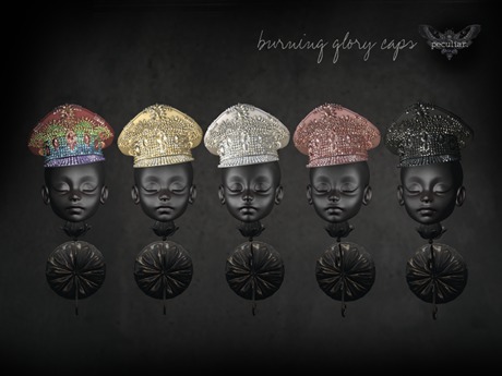 Second Life Marketplace - .pt. burning glory cap - gold