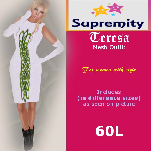 Second Life Marketplace - [Supremity] Woman's Outfit - Teresa
