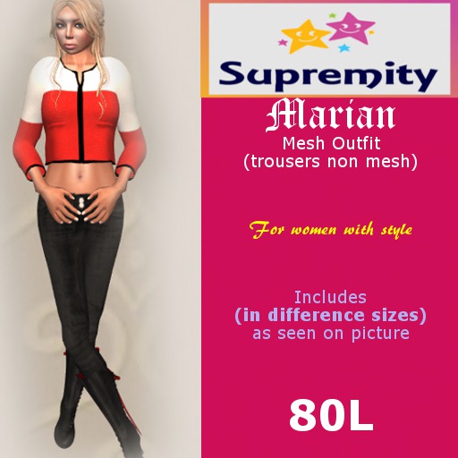 Second Life Marketplace - [Supremity] Woman's Outfit - Marian