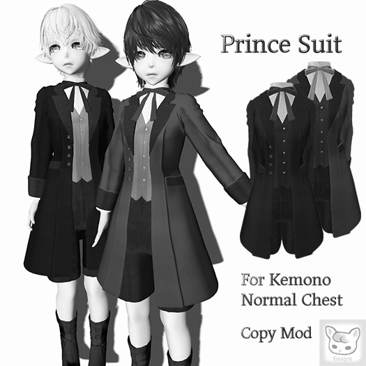 Second Life Marketplace - DEMO Kemono Clothes, fuayu Prince Suit