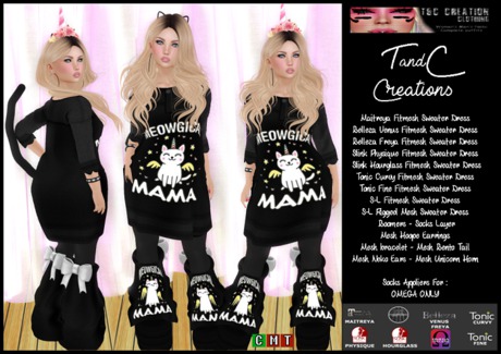 Second Life Marketplace - T&C ::: MeowGical ::: Neko Omega/Maitreya ...