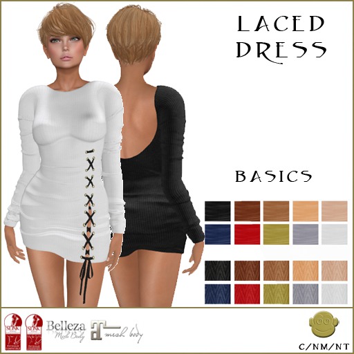 Second Life Marketplace - BM Laced Dress Basics DEMO